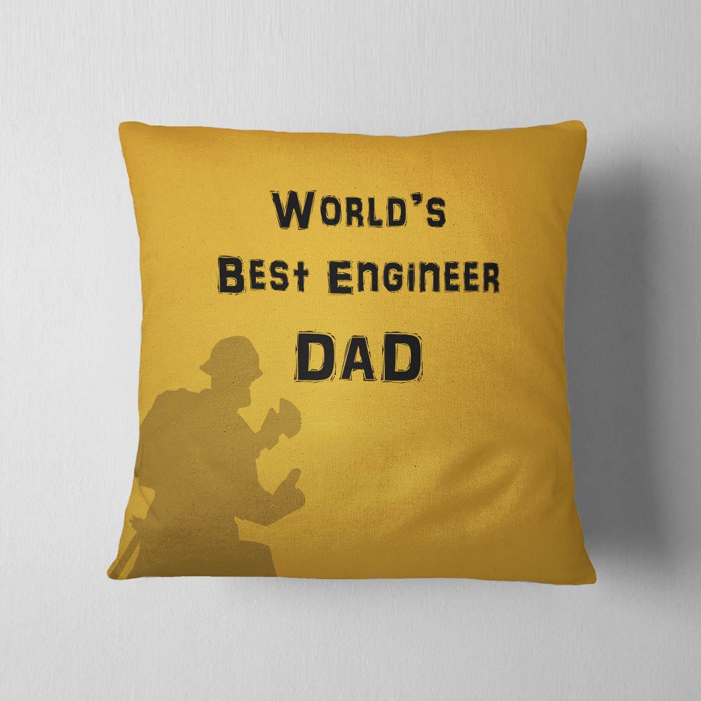 Best Engineer Dad Cushion – MugArt