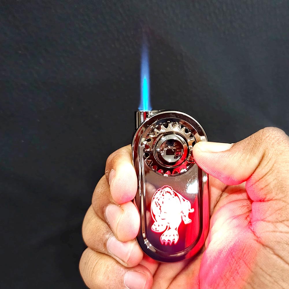 Premium Spinner Gas Lighter Name Engraved – MugArt