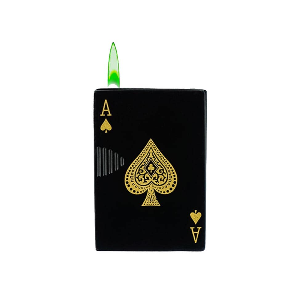 Ace Poker Lighter Green Flame – MugArt