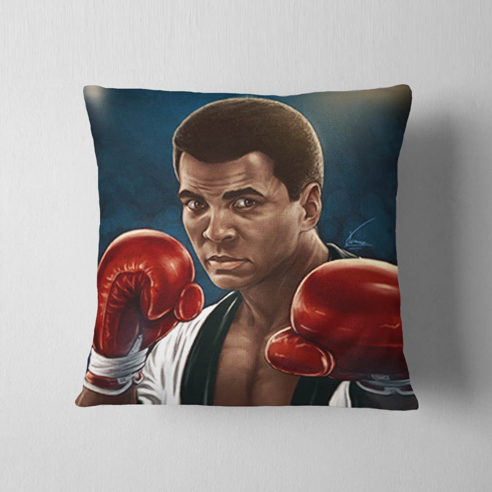 Muhammad Ali Vector Cushion – MugArt