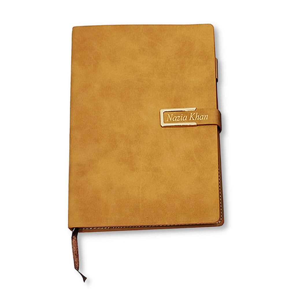 Textured Leatherette Diary/ Journal Name Engraved – MugArt