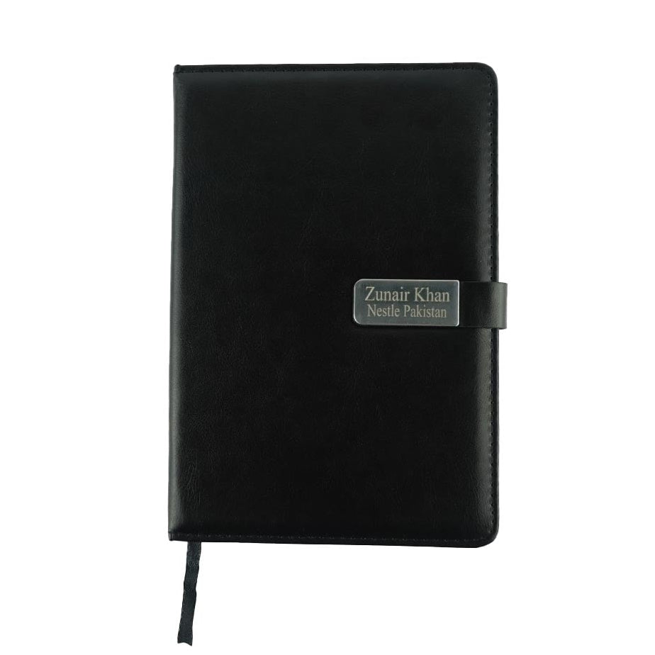 Executive Leatherette Journal Diary | Name Engraved – MugArt