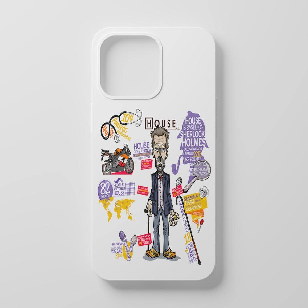 House Doodle Mobile Cover – MugArt