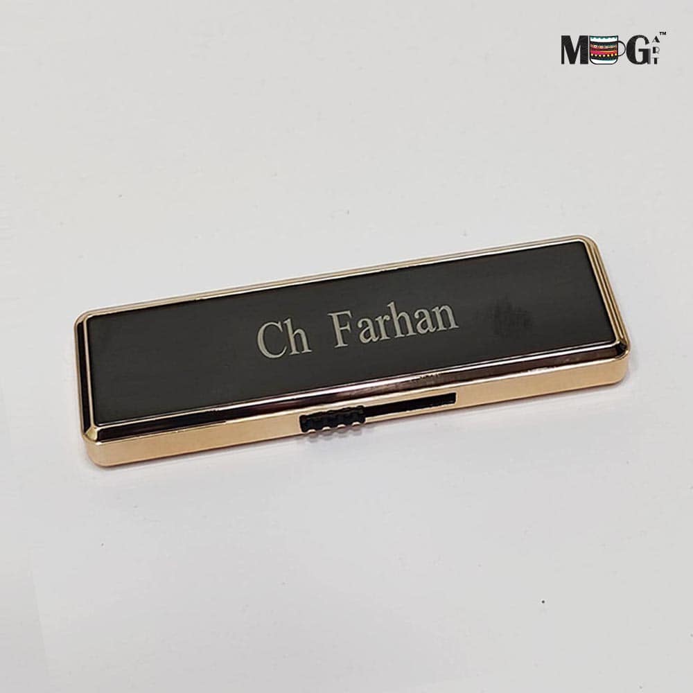 Button Sliding Electronic Rechargeable Lighter Name Engraved – MugArt